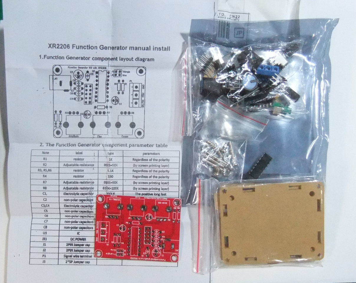New Toy R2206 ファンクション信号発生器 キット組む: UTT Lab.