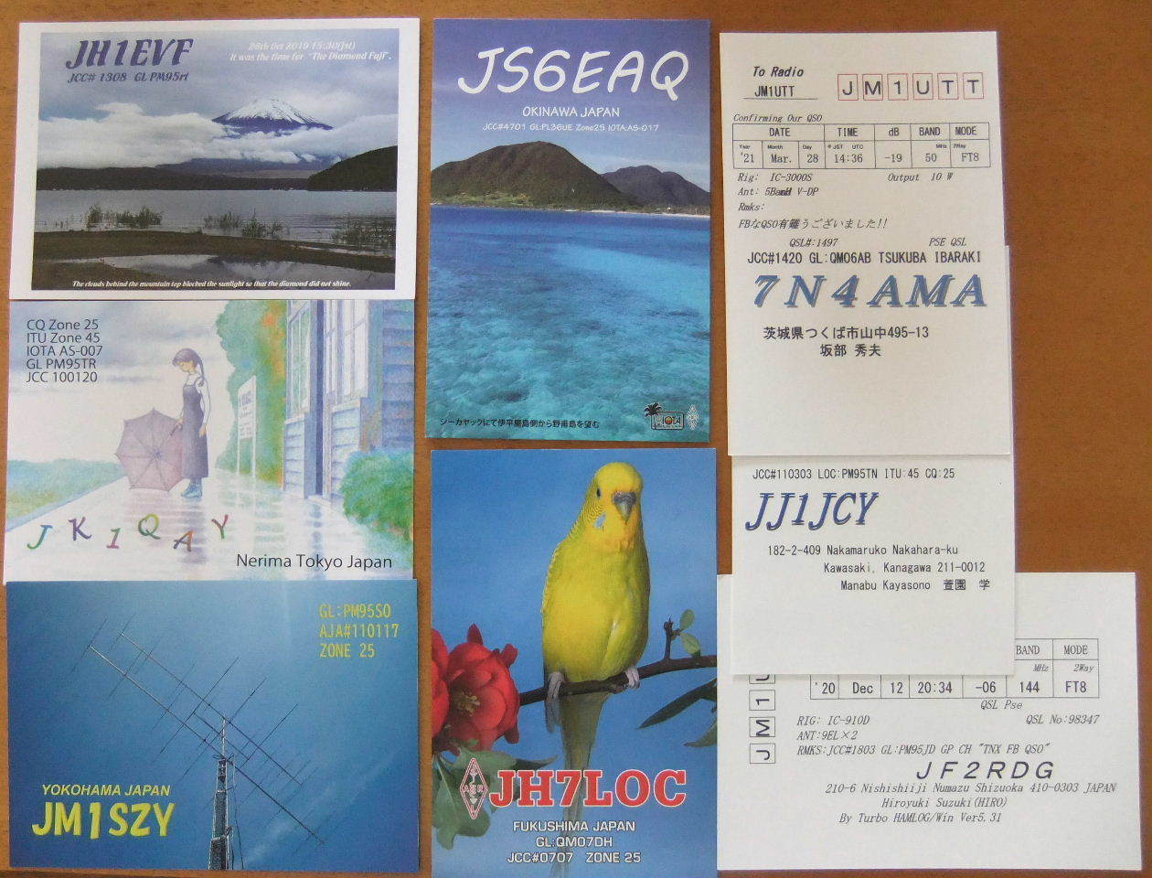 今月のQSLカード: UTT Lab.