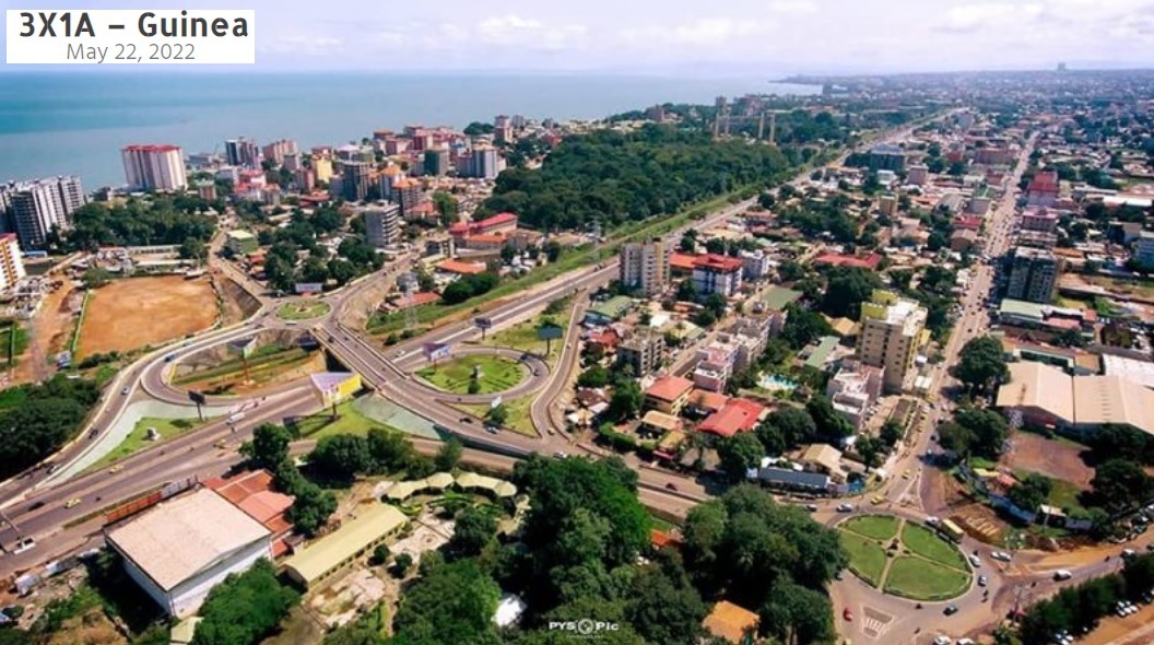 今日のQSO New Entity 3X1A Guinea 304/340Wkd: UTT Lab.