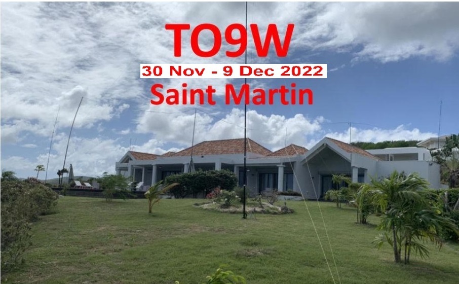 今日のQSO DXCC New TO9W(FS) Saint Martin: UTT Lab.